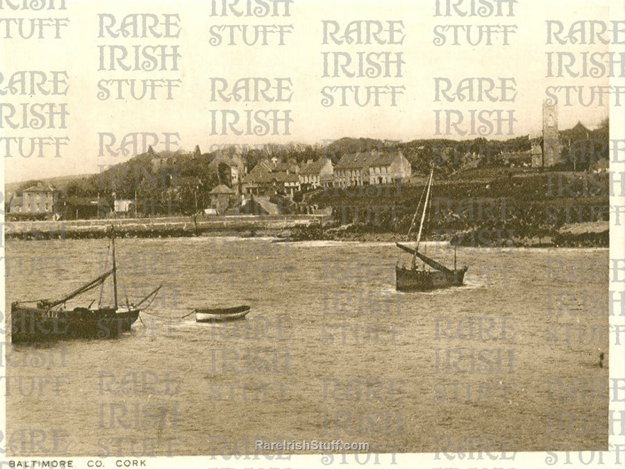 Baltimore, Cork, Ireland, Rare Photo Cork, Old Photo, Old Picture,