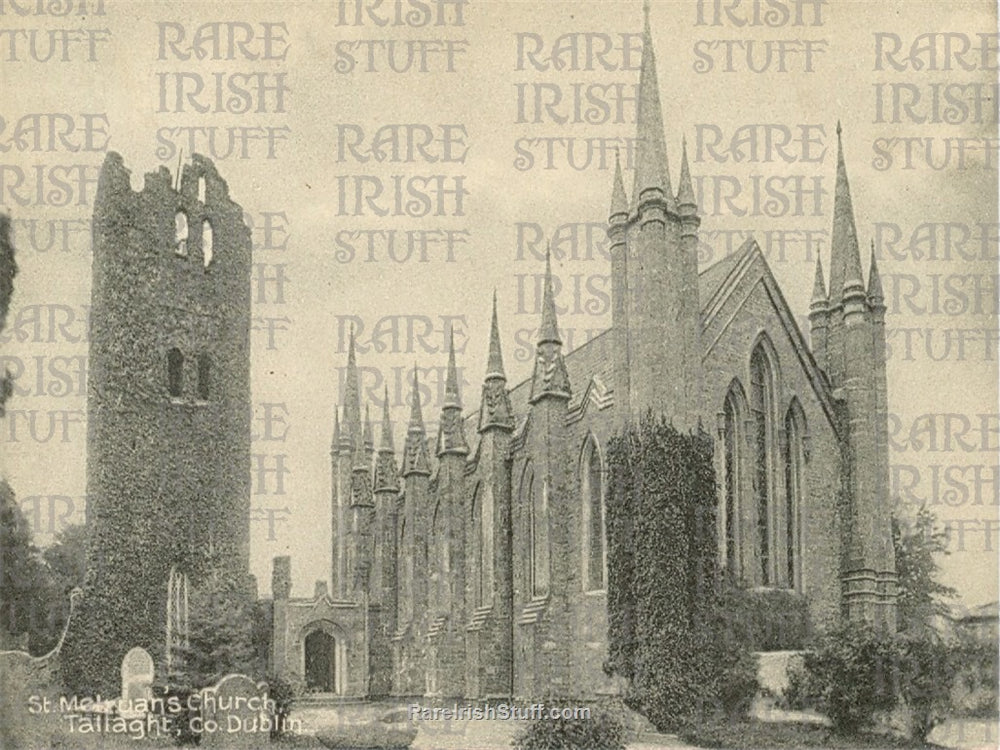 St Maelruain's Church, Tallaght Village, Dublin, Ireland, Rare Photo ...