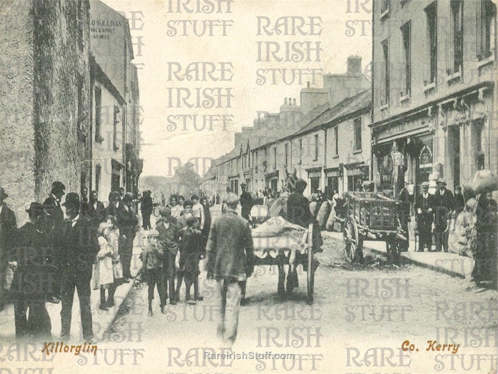 Killorglin, Kerry, Ireland, Rare Photo Antrim, Old Photo, Old Picture,
