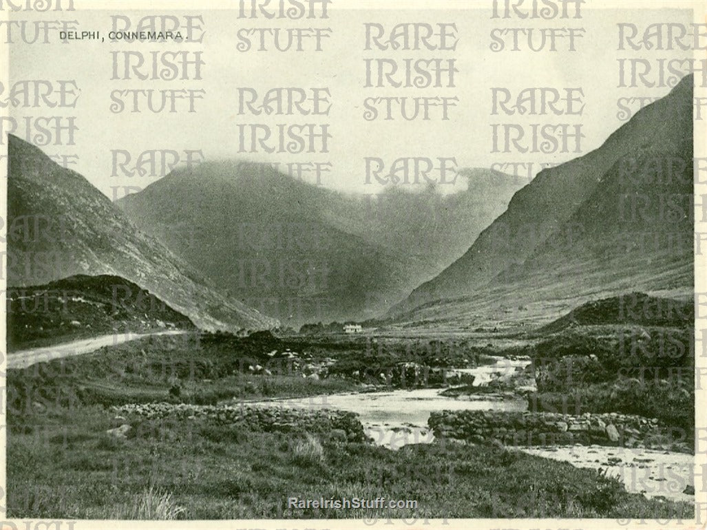 Delphi, Connemara, Galway, Ireland, Old Photo, Old Image, Old Picture, Rare