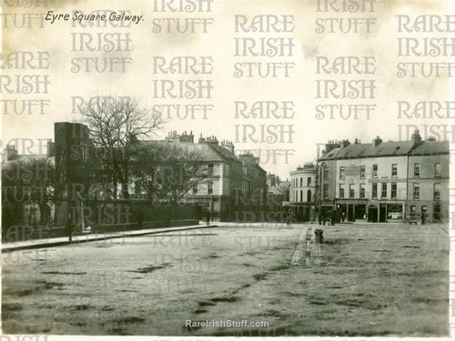 Eyre Square, Galway, Ireland, Old Photo, Old Image, Old Picture, Rare