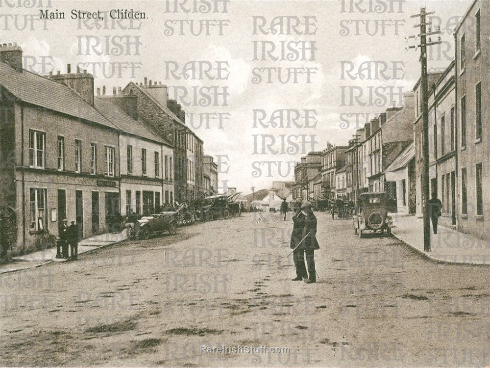 Main Street, Clifden, Galway, Ireland, Old Photo, Old Image, Old ...