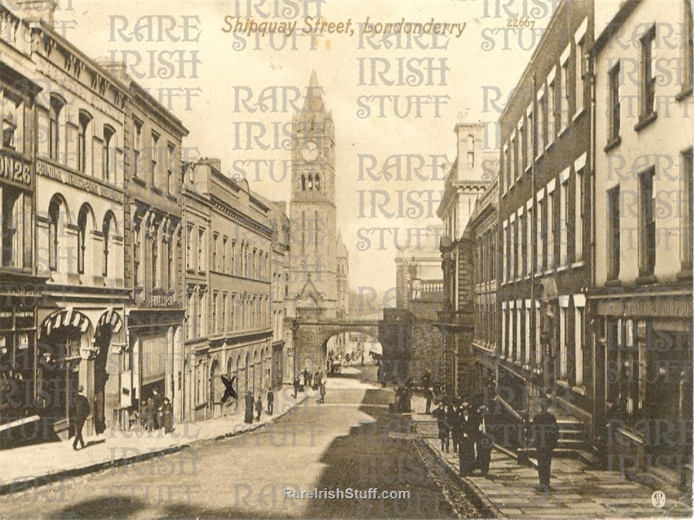 Rare Photo Derry, Old Photo, Old Image, Old Picture, Shipquay Street ...