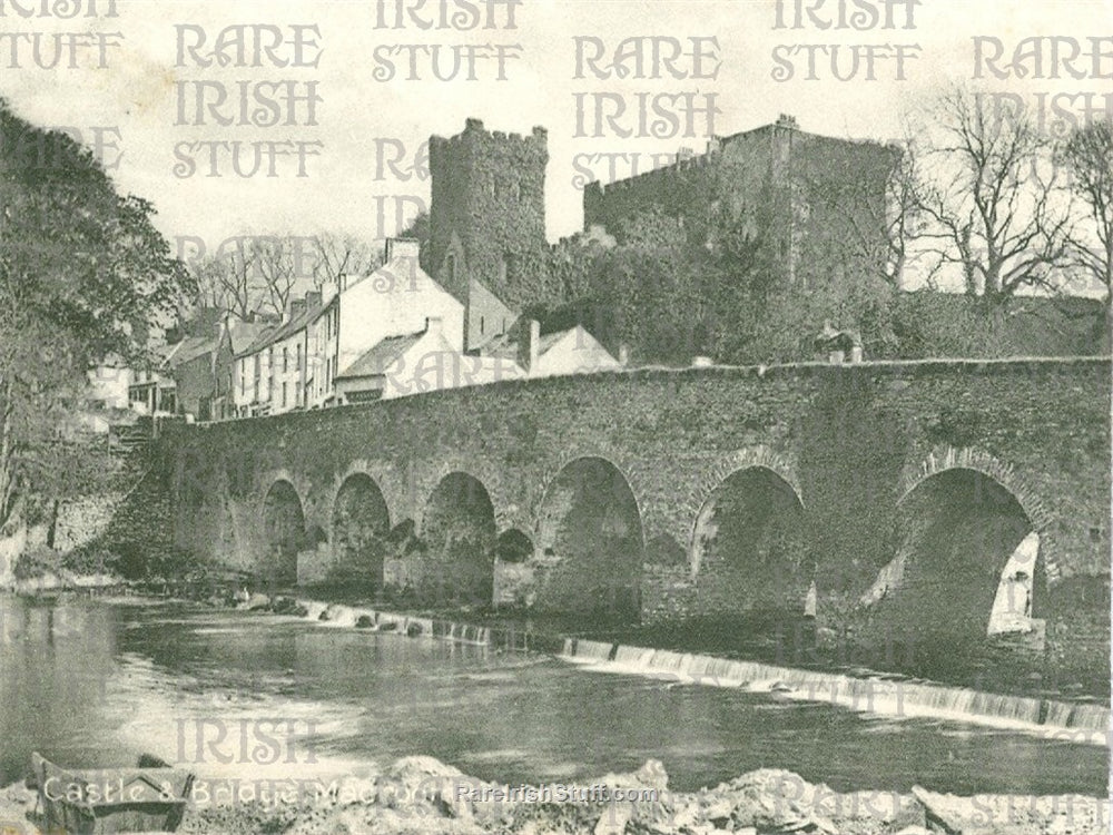 Castle & Bridge, Macroom, Cork, Ireland, Rare Photo Cork, Old Photo ...