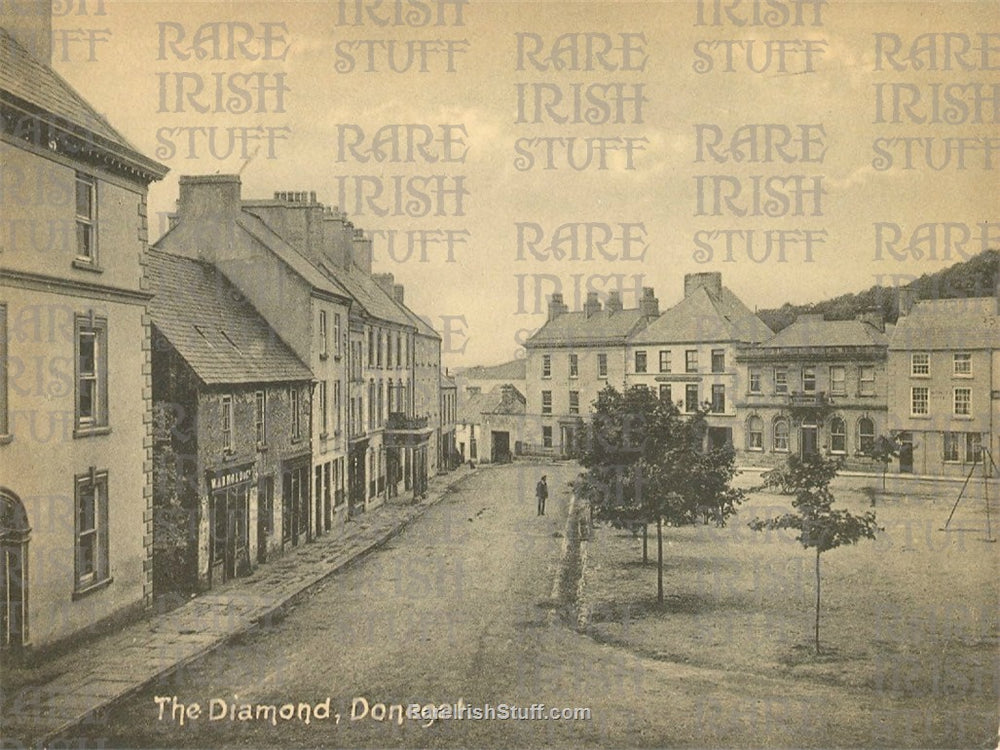 The Diamond, Donegal Town, Donegal, Ireland, Rare Photo Donegal, Old ...