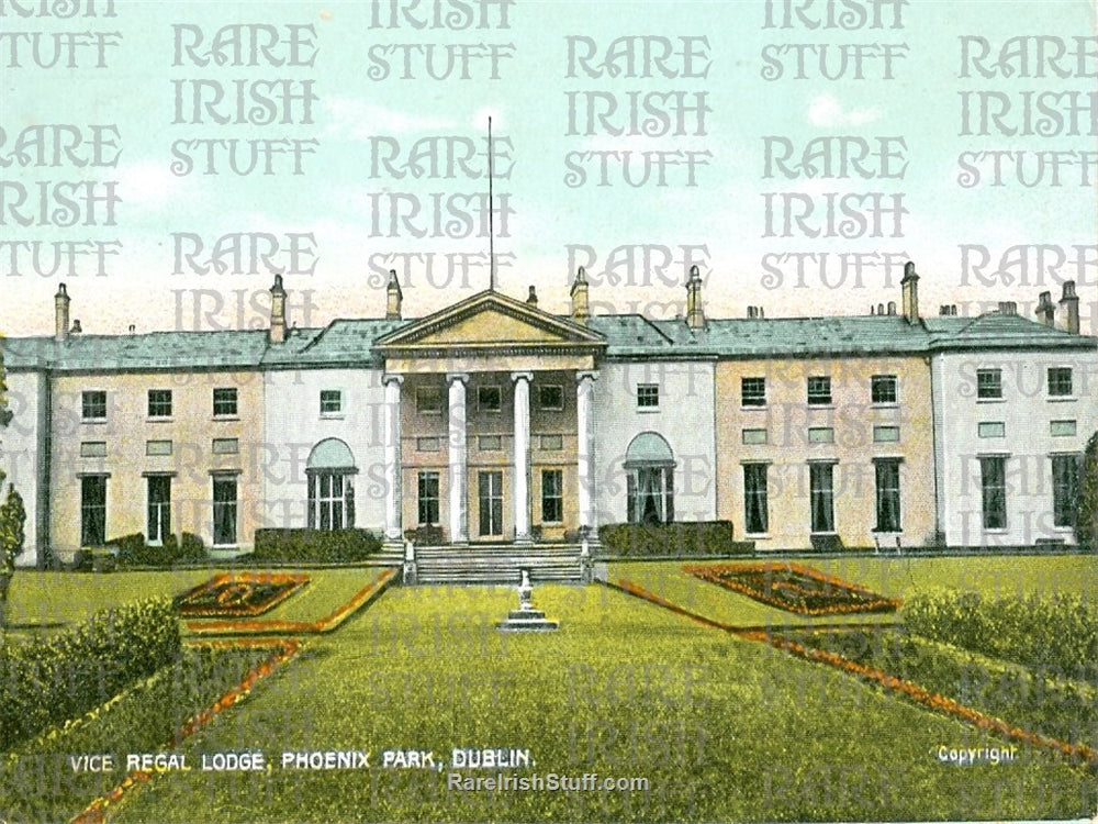Vice Regal Lodge, Phoenix Park, Dublin, Ireland, Old Photo, Old Image ...