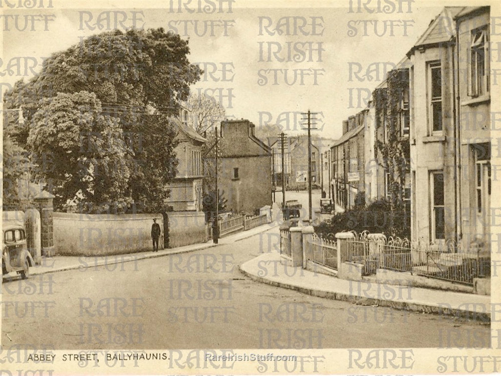 Abbey Street, Ballyhaunis, Co. Mayo, Ireland, Old Photo, Old Image, Old ...