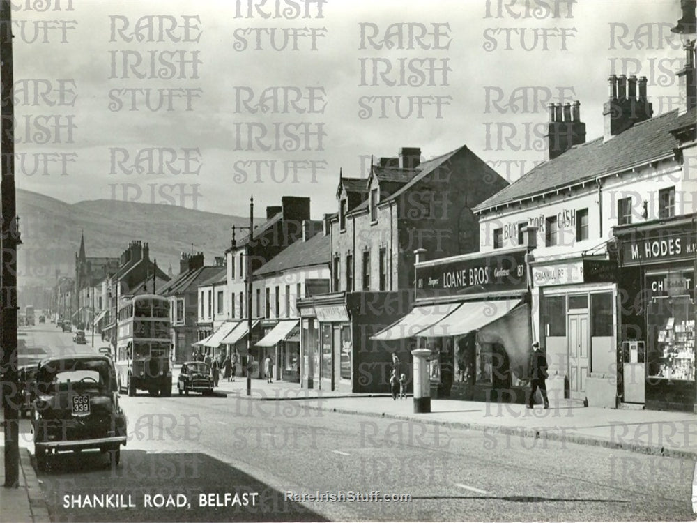 Shankill Road, Belfast, Ireland, Old Photo, Old Image, Old Picture ...