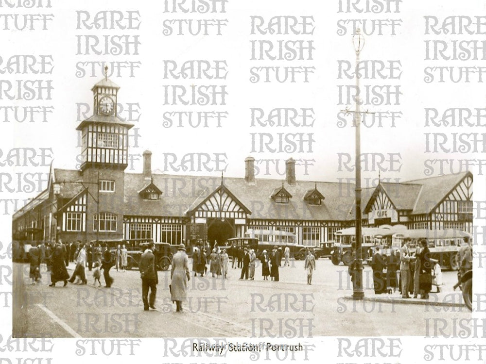 Railway Station, Portrush, Antrim, Ireland, Rare Photo Antrim, Old ...