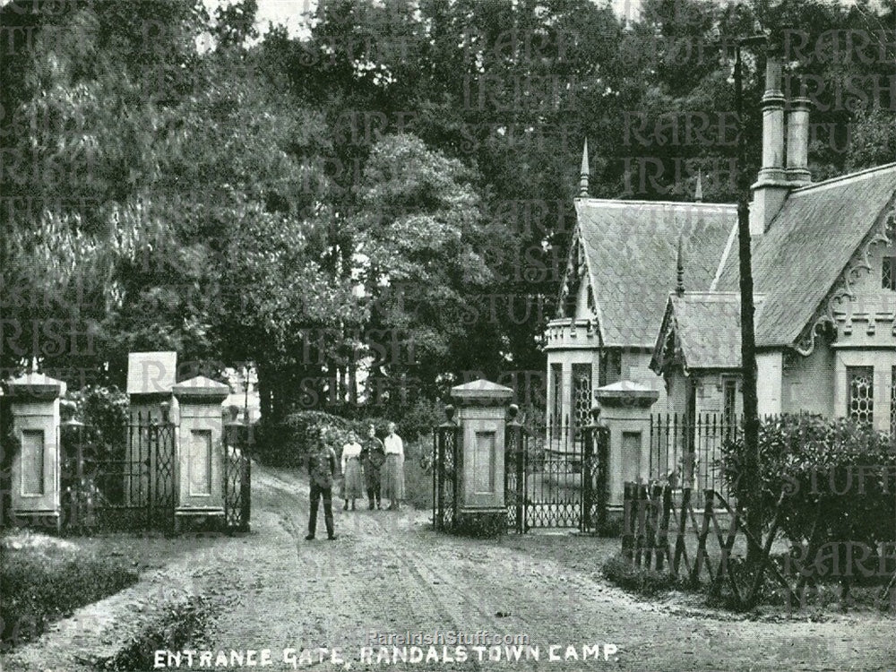 Entrance of Randalstown Camp, Randalstown, Antrim, Ireland, Rare Photo ...