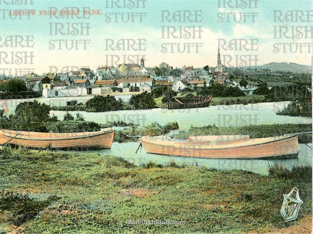 Arklow from Ferrybank, Co. Wicklow, Ireland 1895
