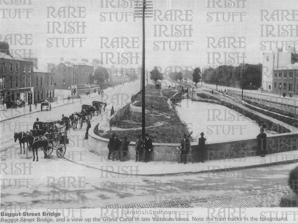 Baggot Street Bridge, Dublin, Ireland 1892