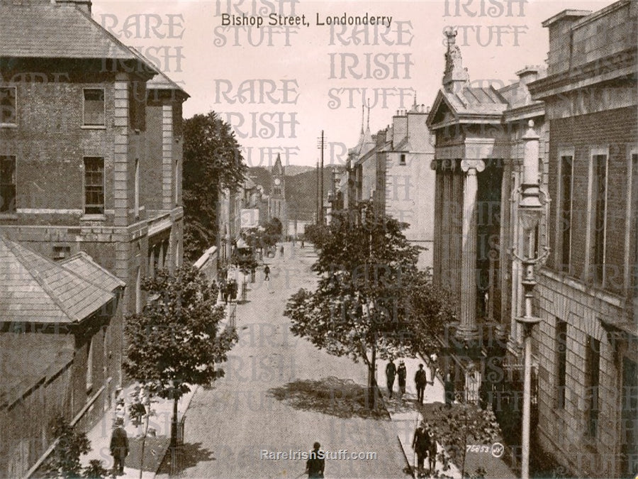 Rare Photo Derry, Old Photo, Old Image, Old Picture, Bishop Street ...
