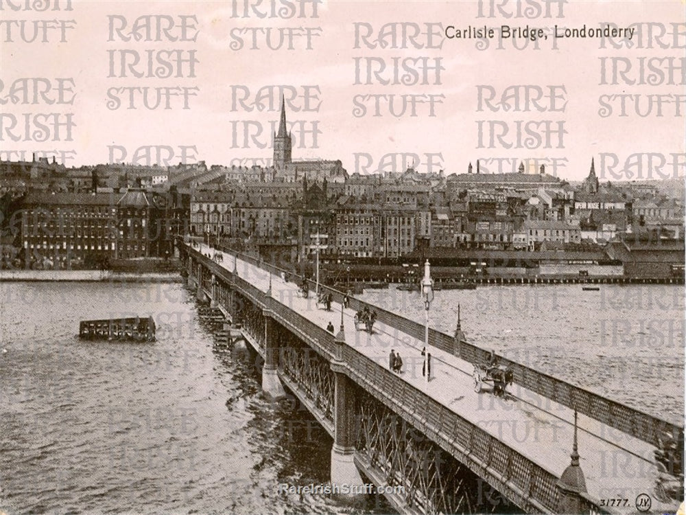 Rare Photo Derry, Old Photo, Old Image, Old Picture, Carlisle Bridge ...