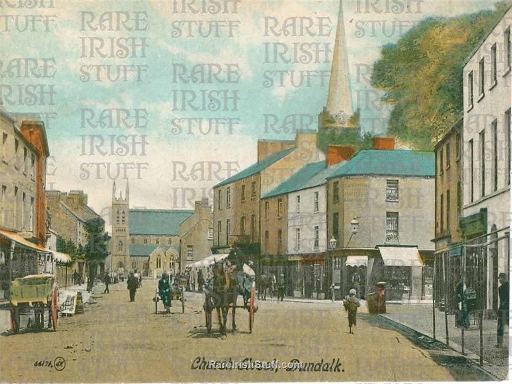 Church Street, Dundalk, Co. Louth, Ireland, Old Photo, Old Image, Old ...