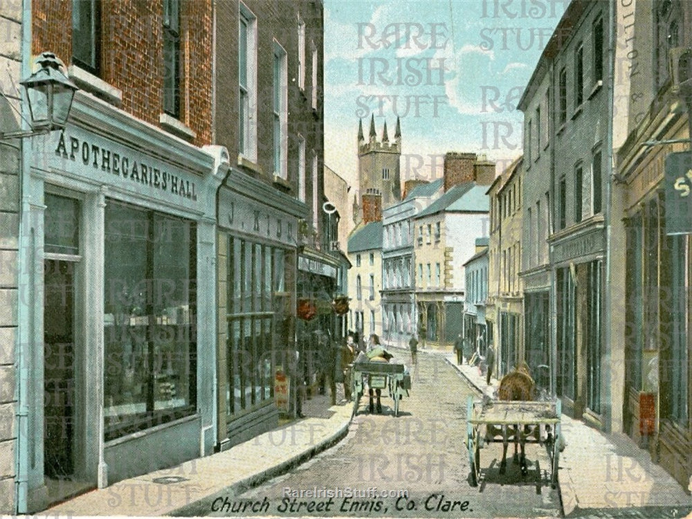 Church Street, Ennis, Co Clare, Ireland, Rare Photo Clare, Ireland, Old ...