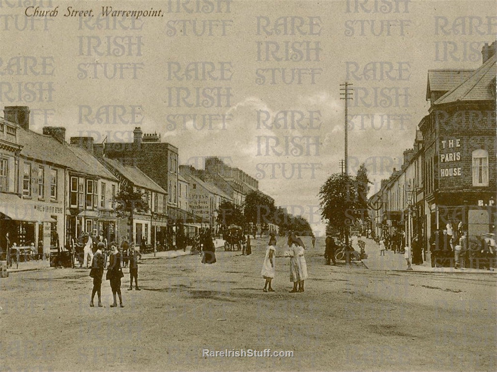 Church Street, Warrenpoint, Newry, Down, Ireland, Rare Photo Down, Old ...