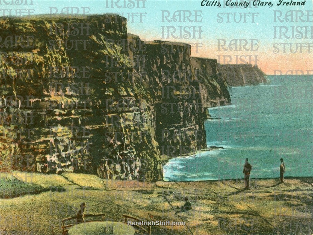 Cliffs of Moher, Co Clare, Ireland, Rare Photo Clare, Ireland, Old ...