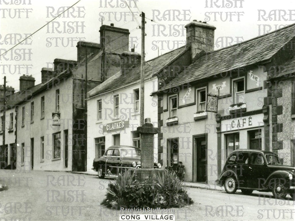 Cong Village, Mayo, Ireland, The Quiet Man, Old Photo, Old Image, Old ...