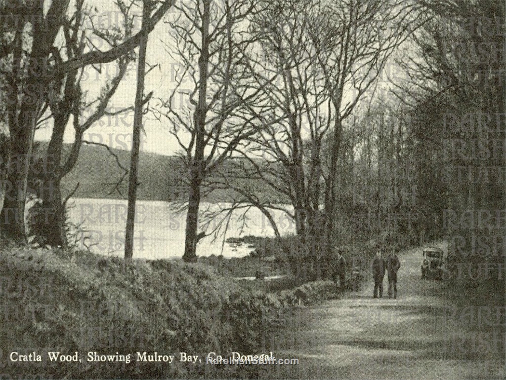 Cratla Wood showing Mulroy Bay, Donegal, Ireland, Rare Photo Donegal ...