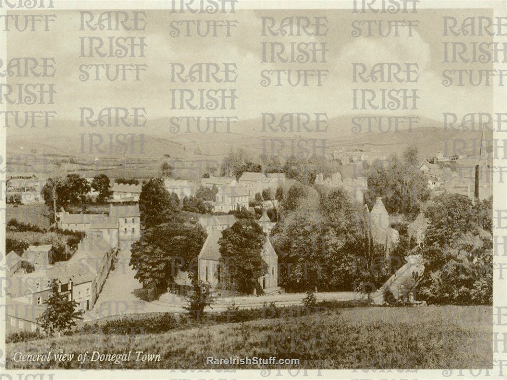 Donegal Town, Donegal, Ireland, Rare Photo Donegal, Old Photo, Old ...