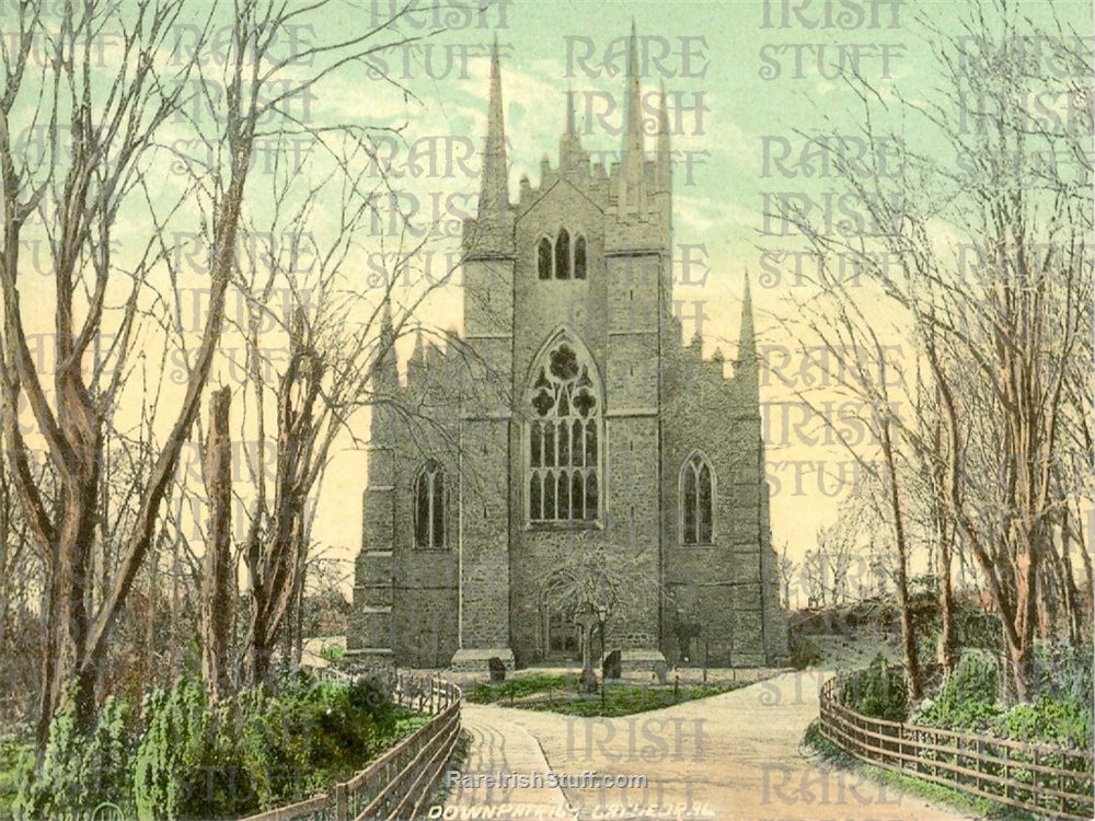 Downpatrick Cathedral, Downpatrick, Down, Ireland, Rare Photo Down, Old ...