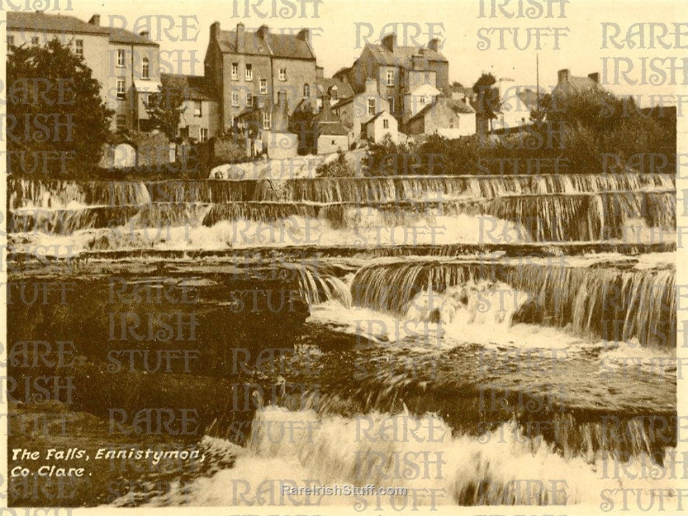 Ennistymon Falls, Co. Clare, Ireland, Rare Photo Clare, Ireland, Old ...