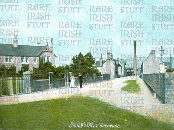 Euston Street, Greenore, Co. Louth, Ireland, Old Photo, Old Image, Old ...