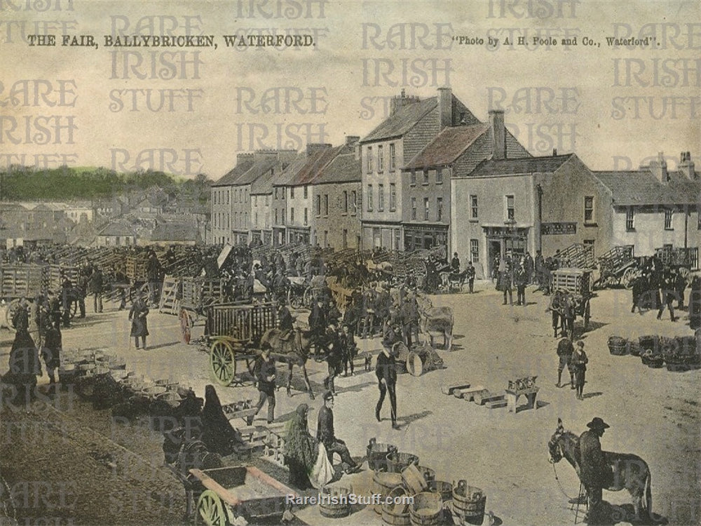 Fair, Ballybricken, Waterford, Ireland, Rare Photo Waterford, Old Photo ...