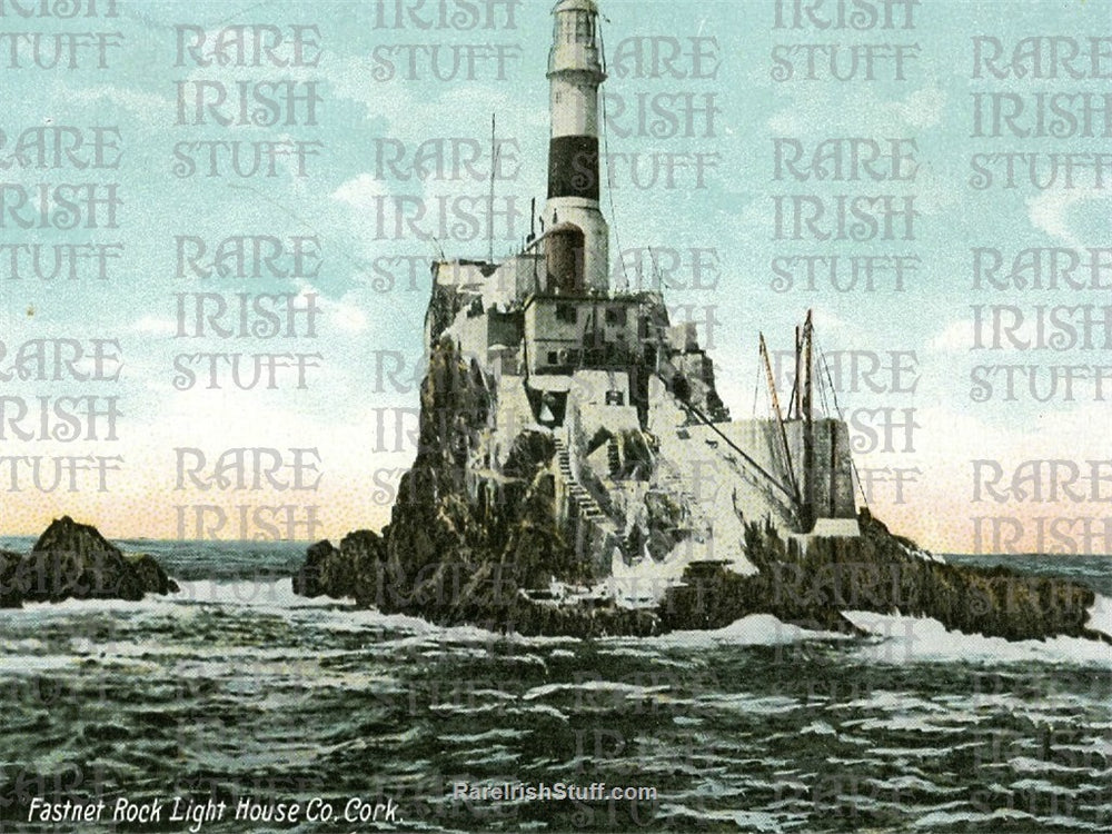 Fastnet Rock Light House, Cork, Ireland, Rare Photo Cork, Old Photo ...