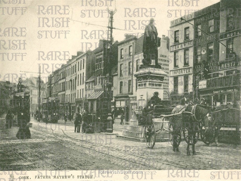 Father Mathew Statue, Patrick Street, Cork, Ireland, Rare Photo Cork ...