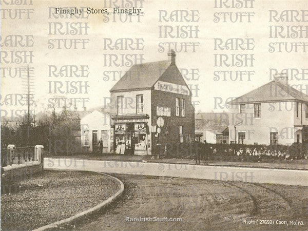 Finaghy Stores, Finaghy, Belfast, Ireland, Old Photo, Old Image, Old ...