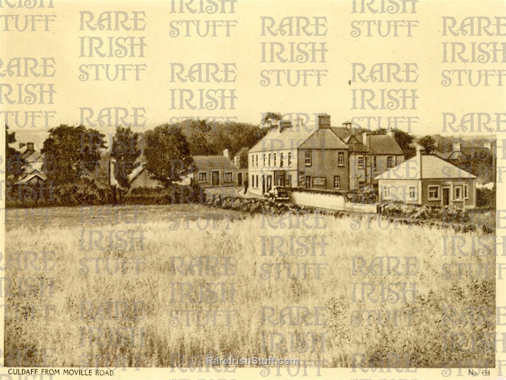 Culdaff from Moville Road, Inishowen, Donegal, Ireland, Rare Photo ...