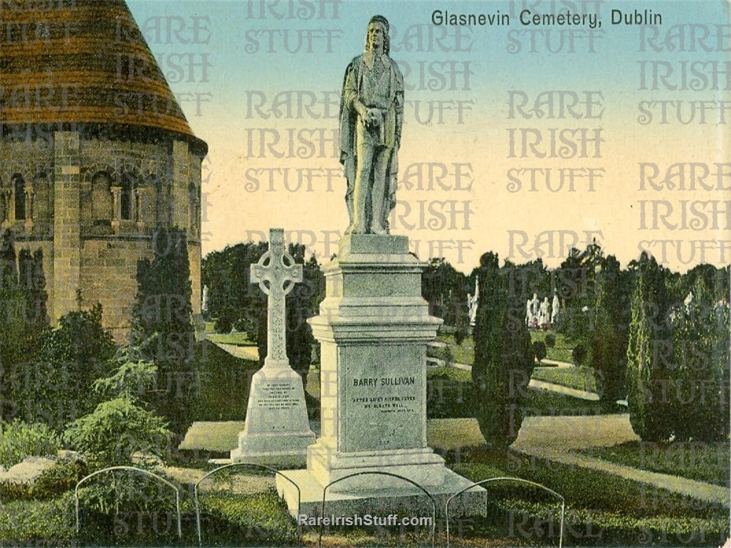 Glasnevin Cemetery, Dublin, Ireland, Old Photo, Old Image, Old Picture