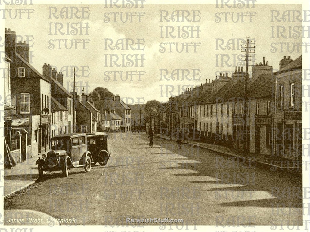 James Street, Claremorris, Mayo, Ireland, Old Photo, Old Image, Old ...