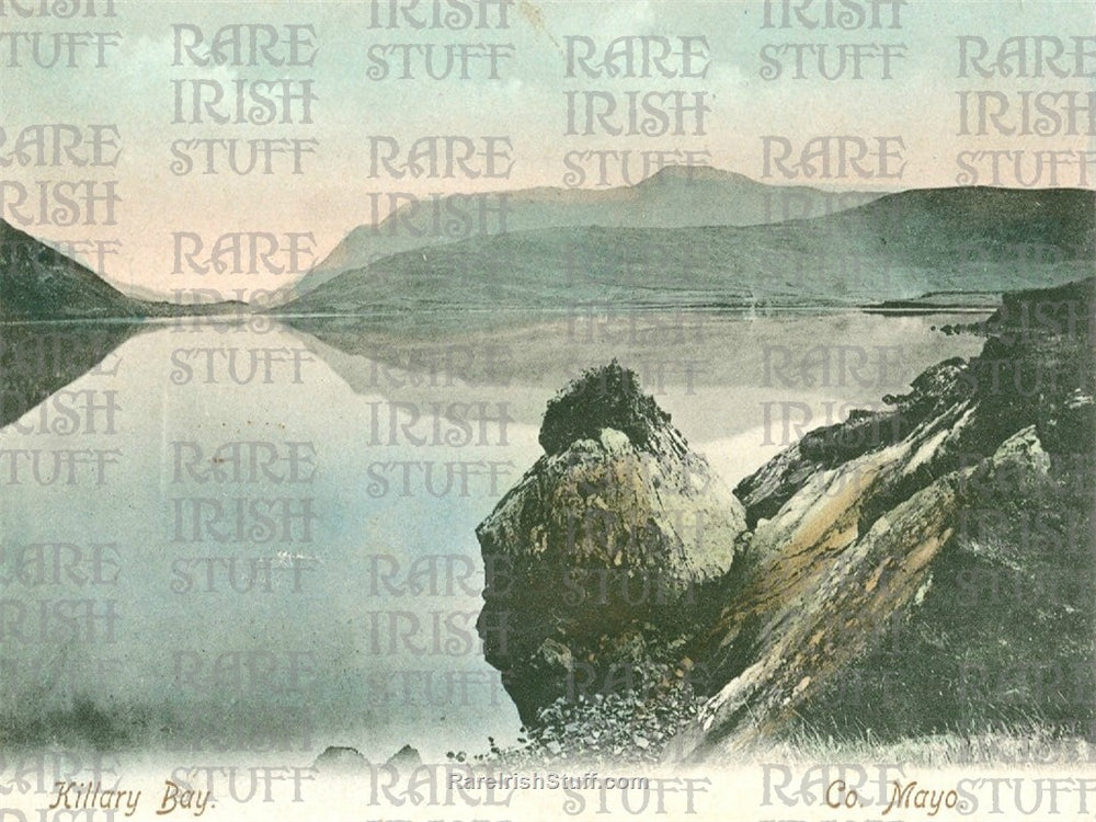 Killary Bay, Mayo, Ireland, Old Photo, Old Image, Old Picture,
