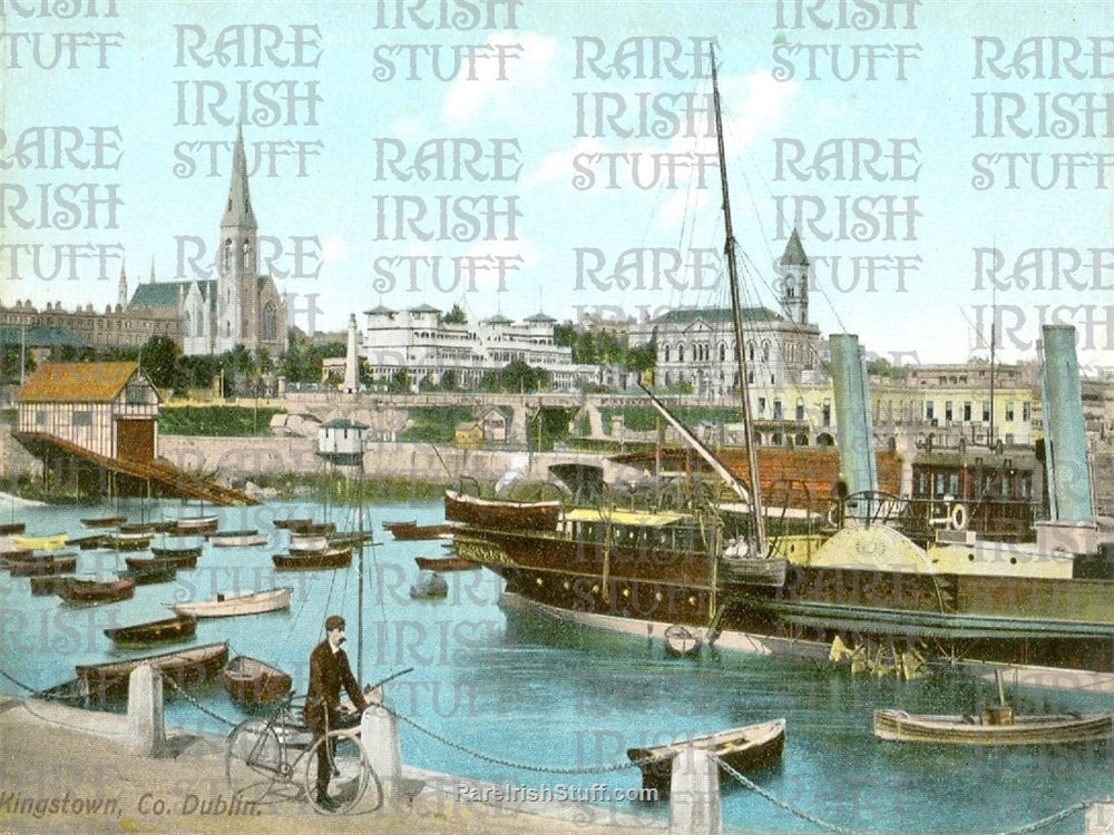 Kingstown, Dun Laoghaire, Dublin, Ireland, Rare Photo Dublin, Old Photo ...
