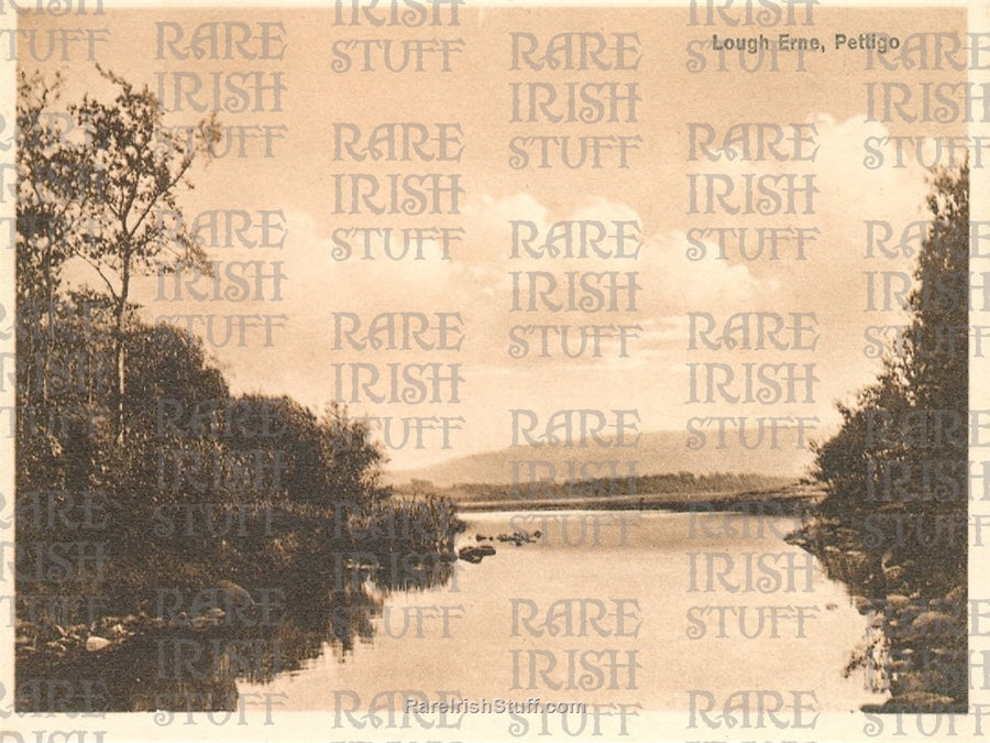 Lough Erne, Pettigo, Fermanagh, Ireland, Old Photo, Old Image, Old Picture
