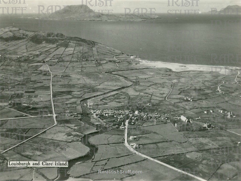 Louisburgh & Clare Island, Mayo, Ireland, Old Photo, Old Image, Old ...