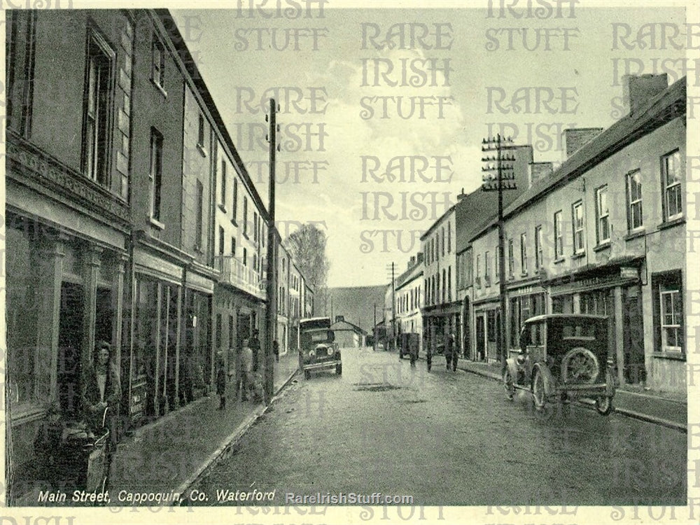 Main Street, Cappoquin, Waterford, Ireland, Rare Photo Waterford, Old ...
