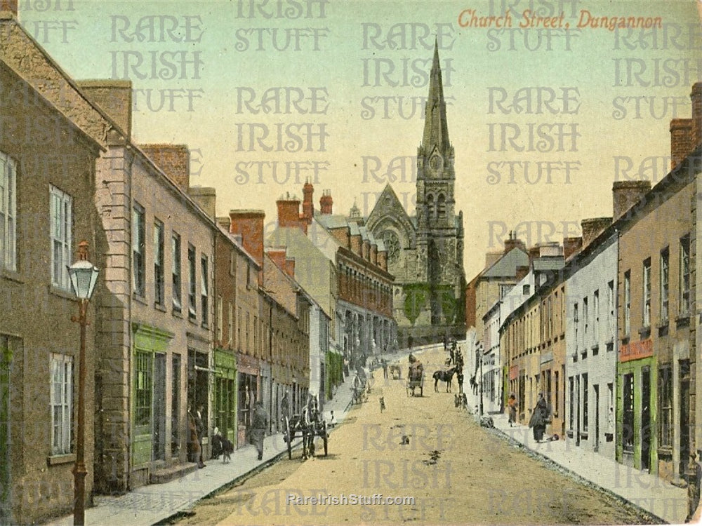 Church Street, Dungannon, Tyrone, Ireland, Rare Photo Tyrone, Old Photo ...