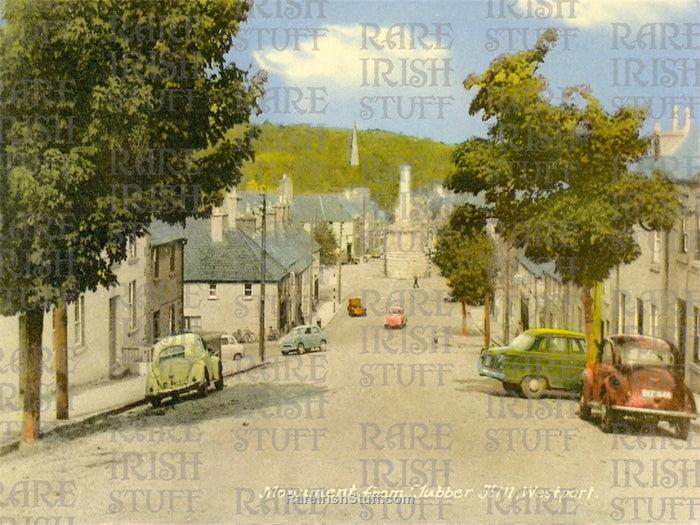 Monument, Tubber Hill, Westport, Mayo, Ireland, Old Photo, Old Image ...