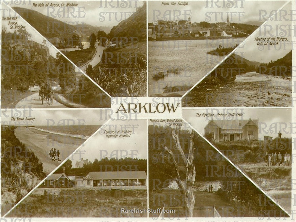 Multi-Views of Arklow, Co. Wicklow, Ireland 1940s, Old Photo, Old Image ...