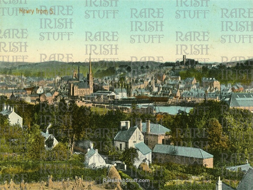 Newry from South, Down, Ireland, Rare Photo Down, Old Photo, Old Image ...