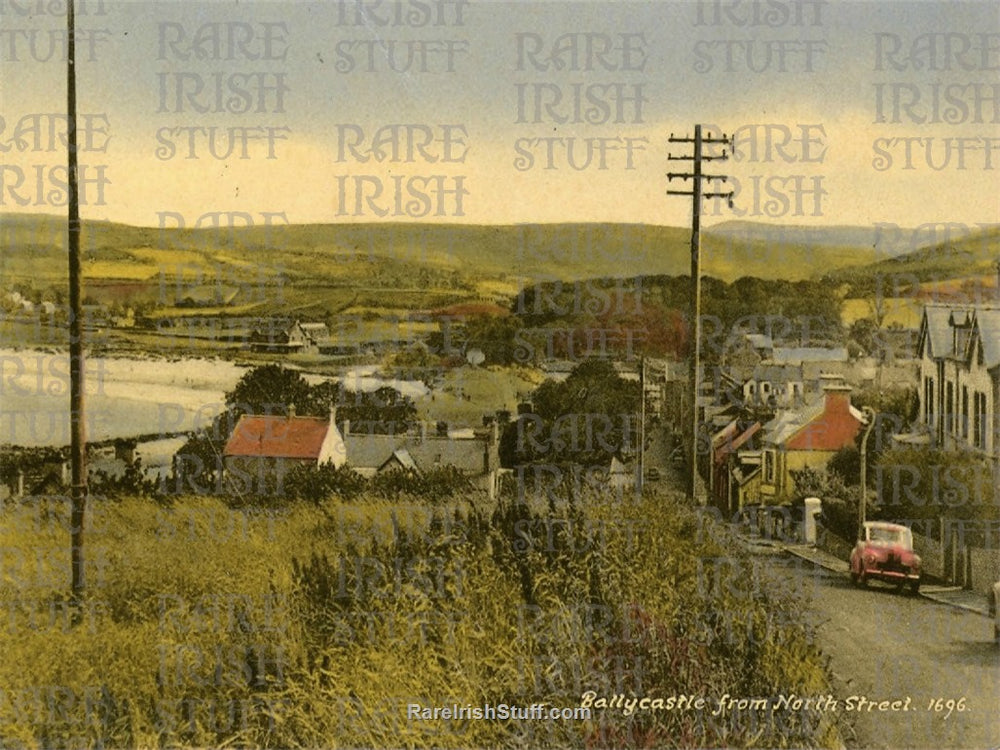 Ballycastle from North Street, Ballycastle, Antrim, Ireland, Rare Photo ...