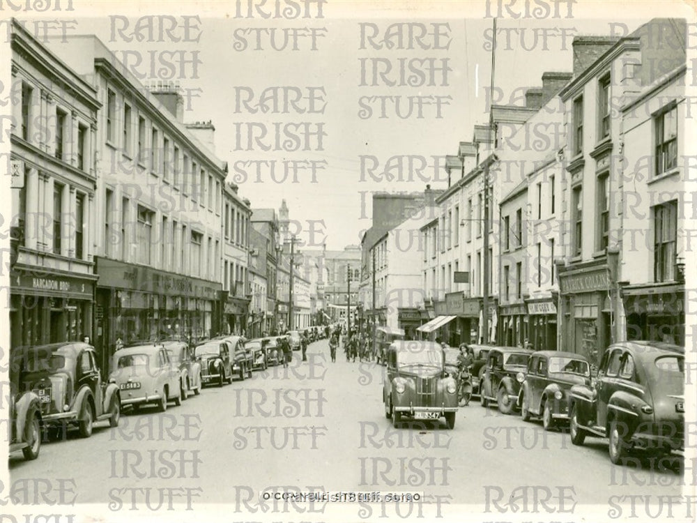 O'Connell Street, Sligo Town, Co. Sligo, Ireland 1960's, Old Photo, Old ...