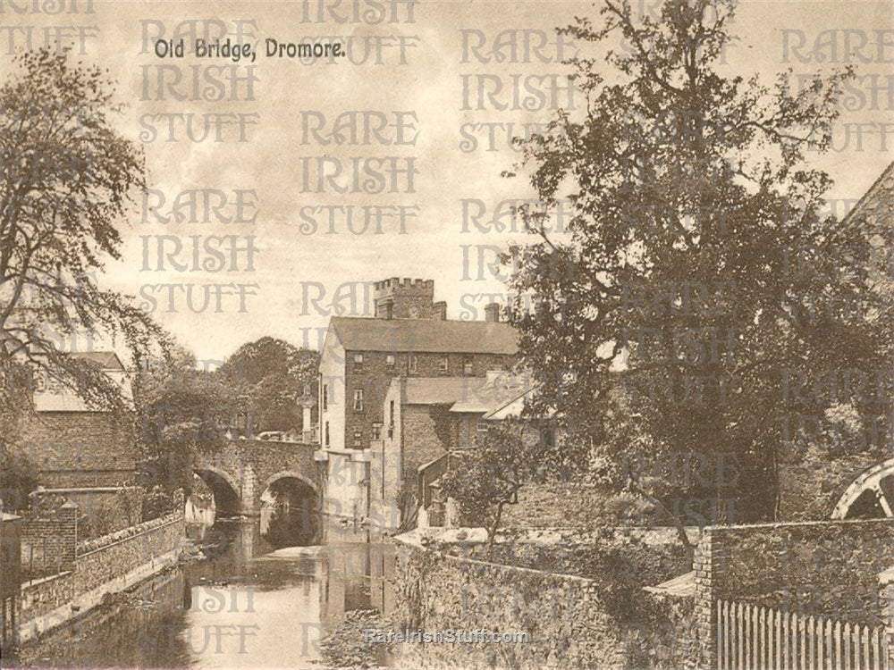 Old Bridge, Dromore, Down, Ireland, Rare Photo Down, Old Photo, Old ...