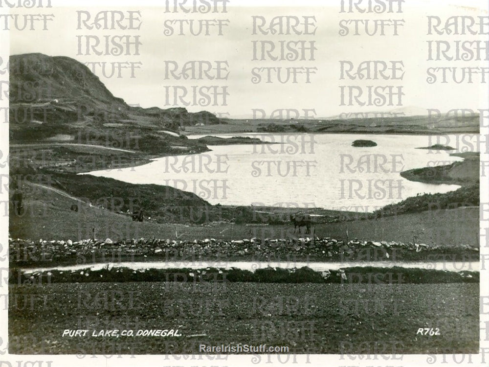 Purt Lake, Donegal, Ireland, Rare Photo Donegal, Old Photo, Old Image ...