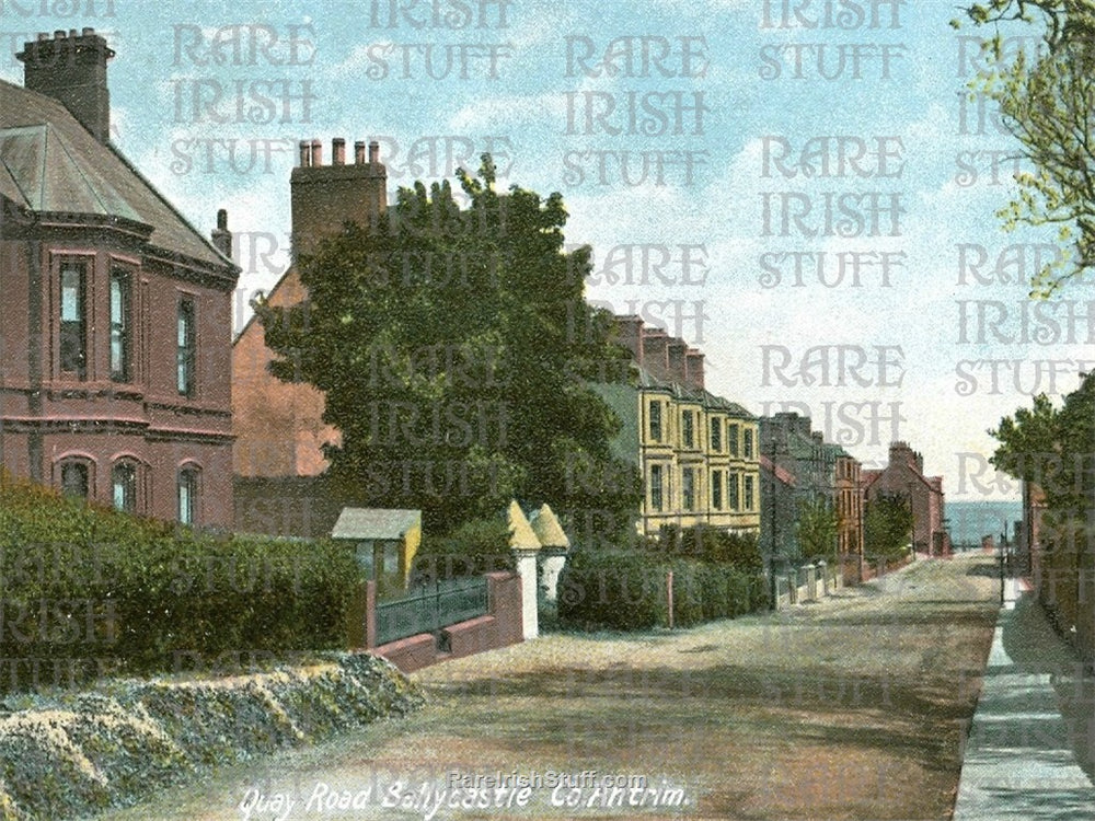 Quay Road, Ballycastle, Antrim, Ireland, Rare Photo Antrim, Old Photo ...