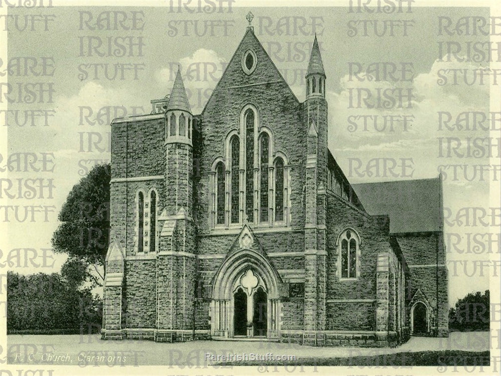 Church, Claremorris, Mayo, Ireland, Old Photo, Old Image, Old Picture,